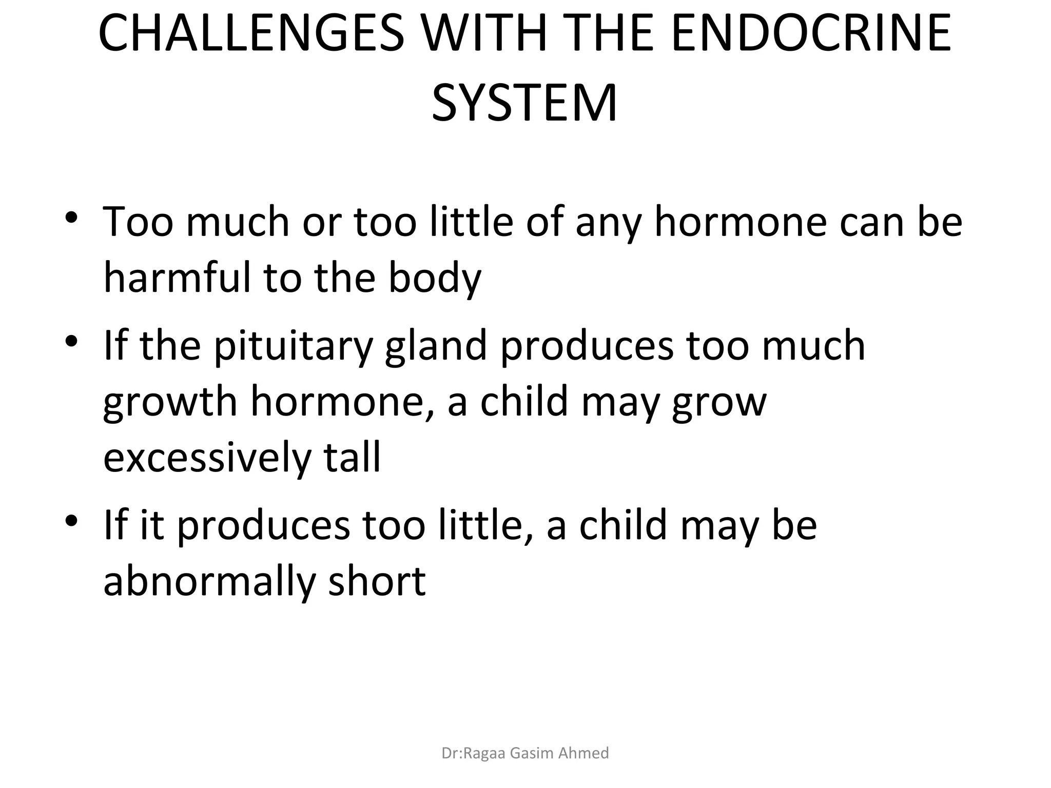 Endocrine disorders and children | PPT