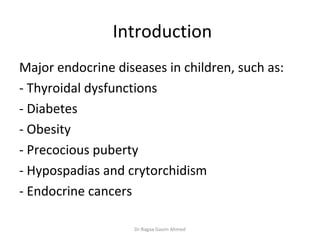Endocrine disorders and children | PPT