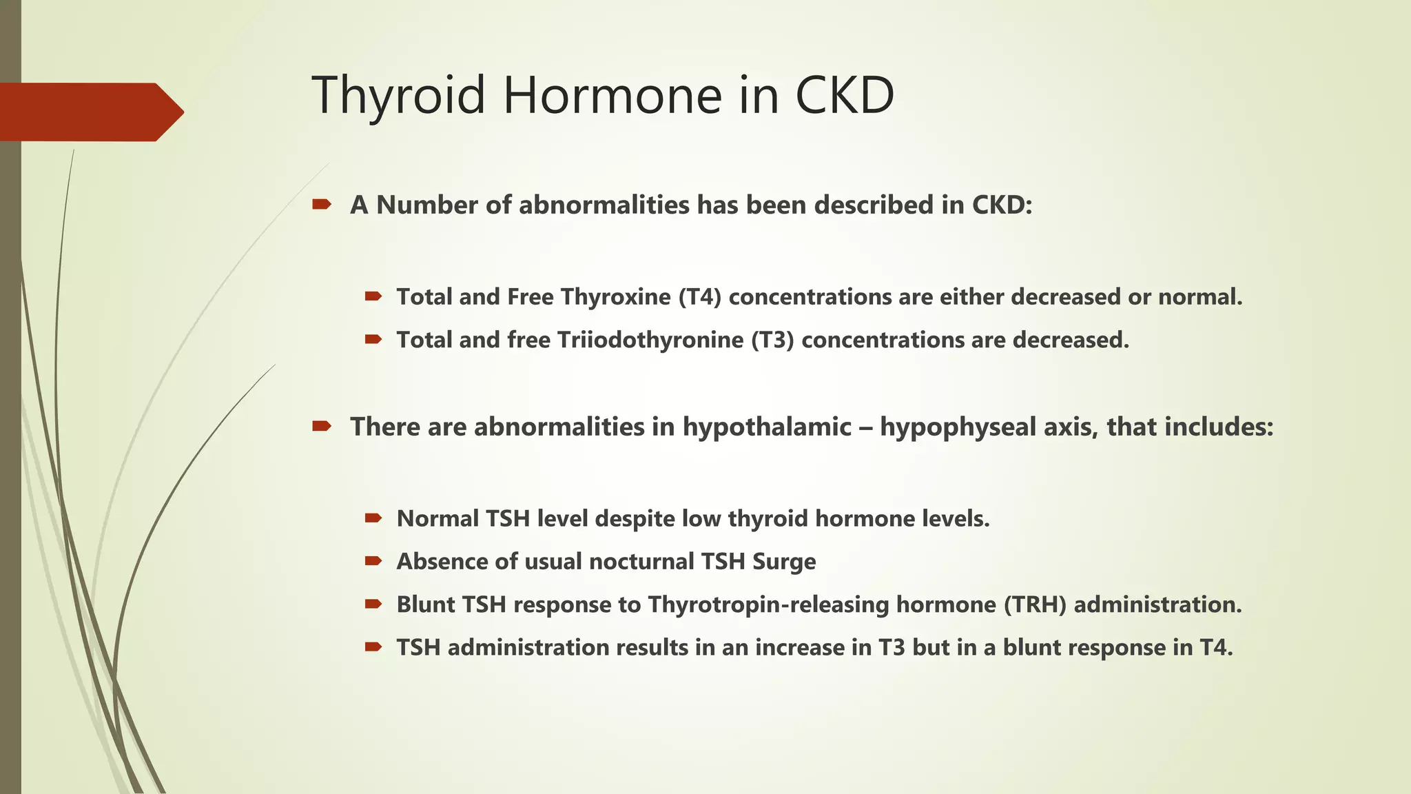 Endocrine disorders in chronic kidney disease | PPTX