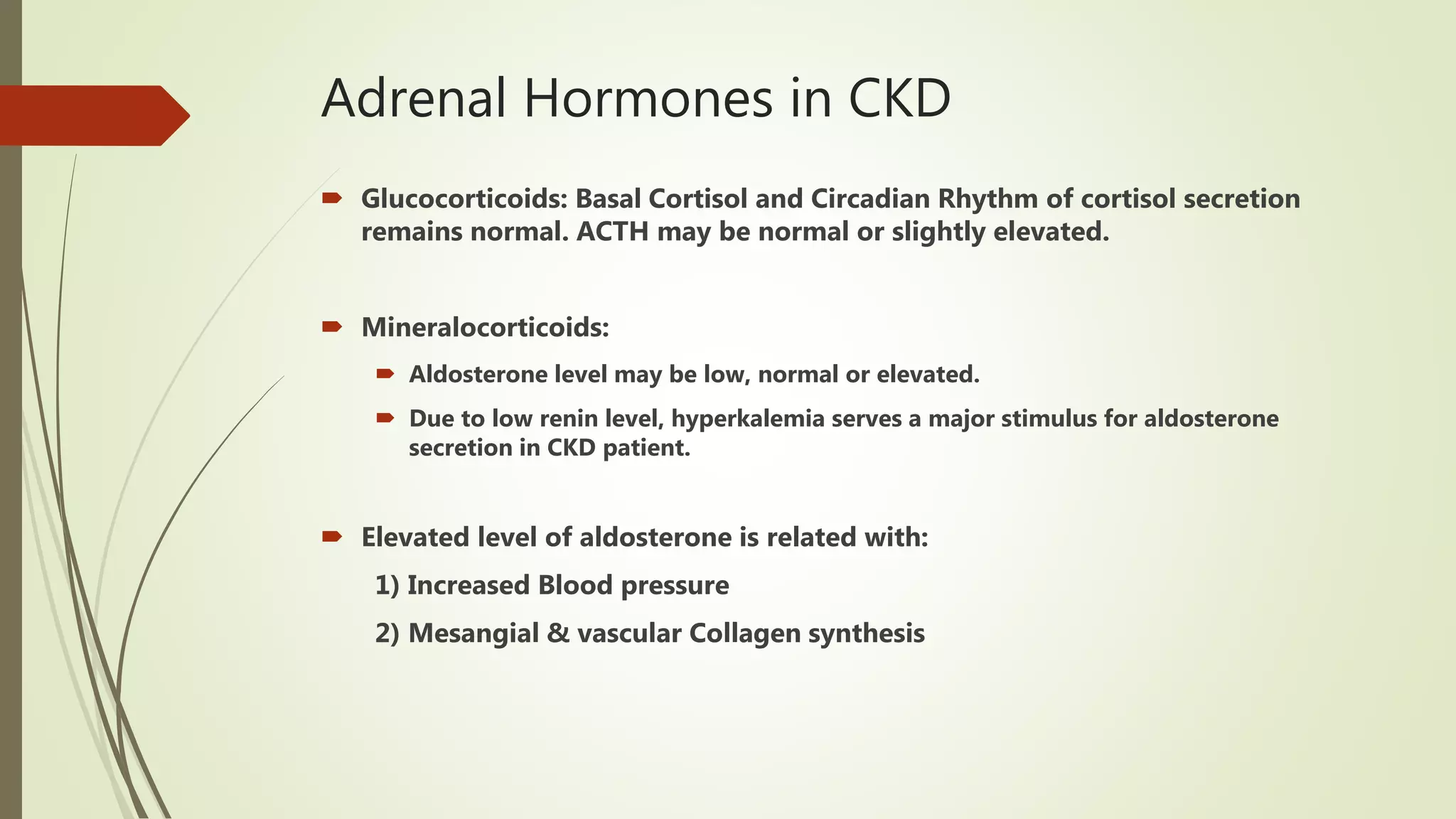Endocrine disorders in chronic kidney disease | PPTX