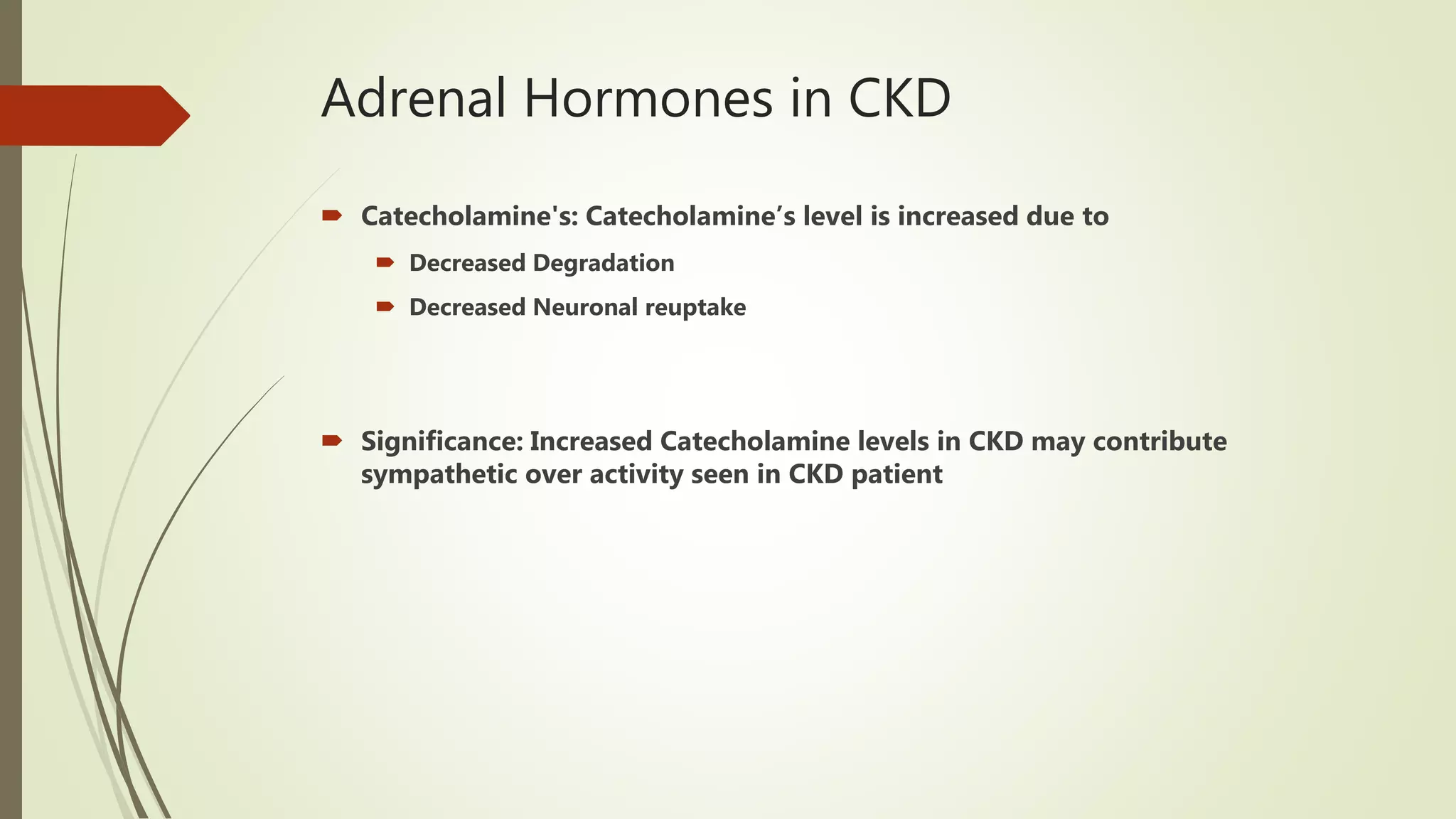 Endocrine disorders in chronic kidney disease | PPTX
