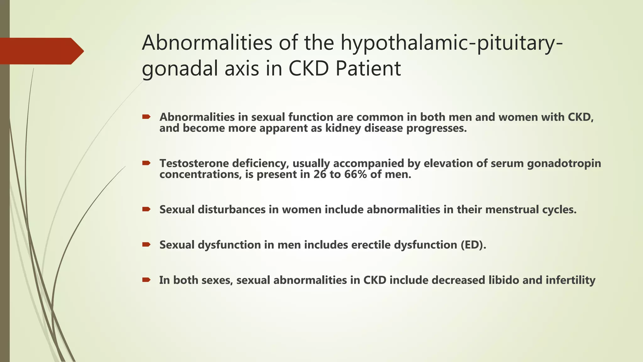 Endocrine disorders in chronic kidney disease | PPTX