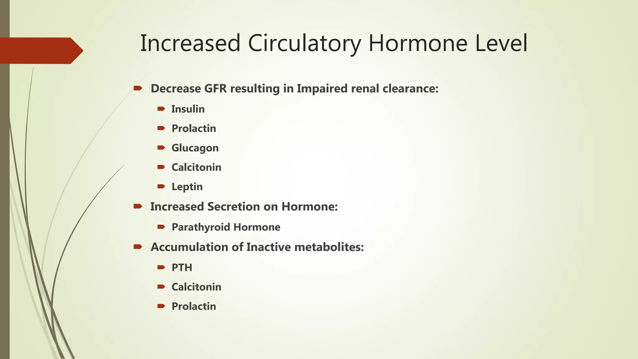 Endocrine disorders in chronic kidney disease | PPTX