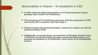 Endocrine disorders in chronic kidney disease | PPTX