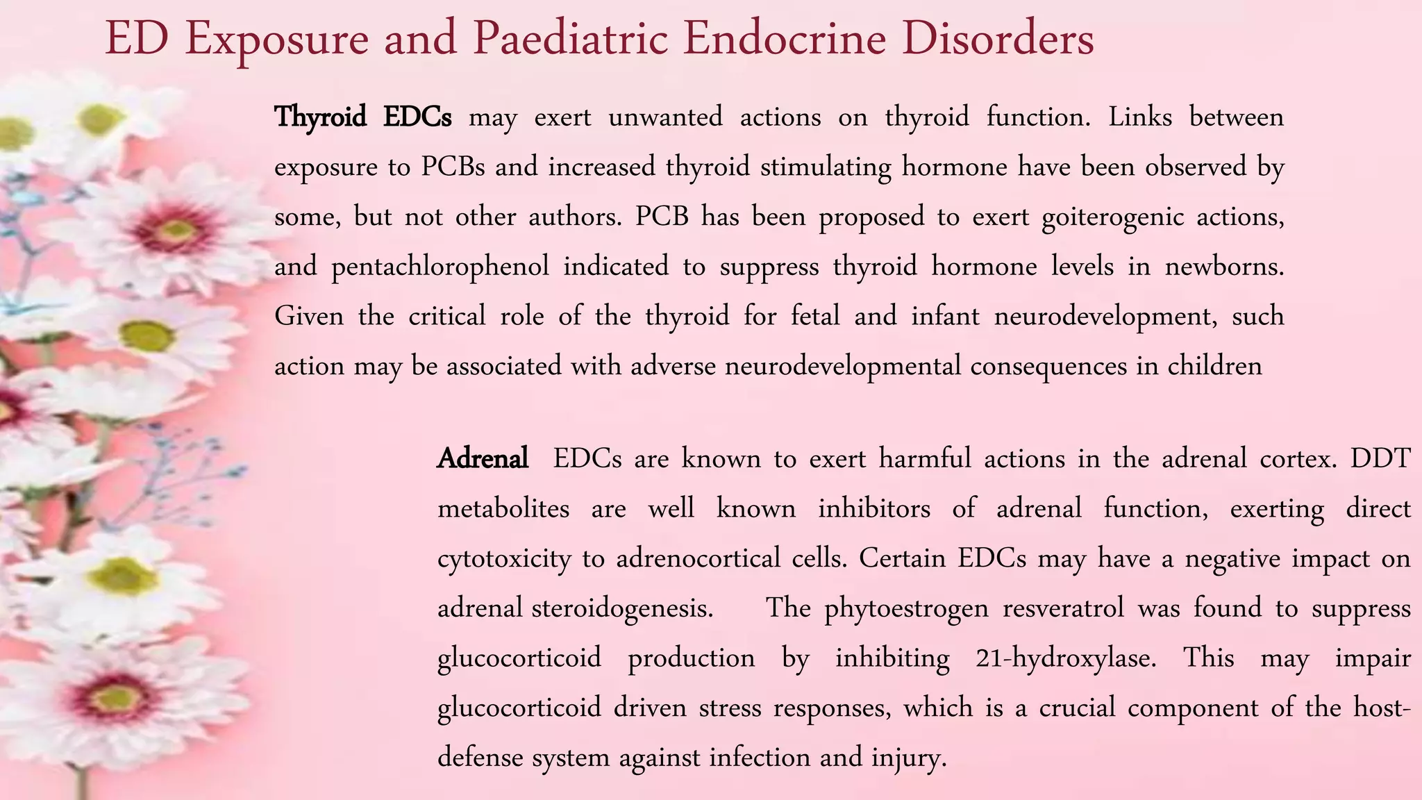 Endocrine Disruptors Chemicals | PPTX