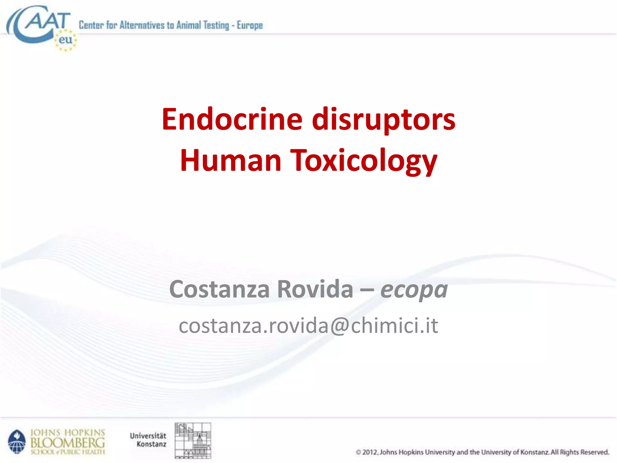 Endocrine disruptors efsa ngo 2019 | PPTX