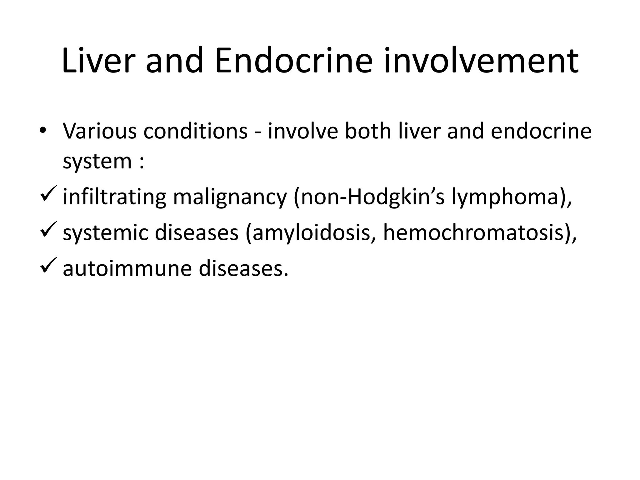 Endocrine dysfunction in cld | PPTX