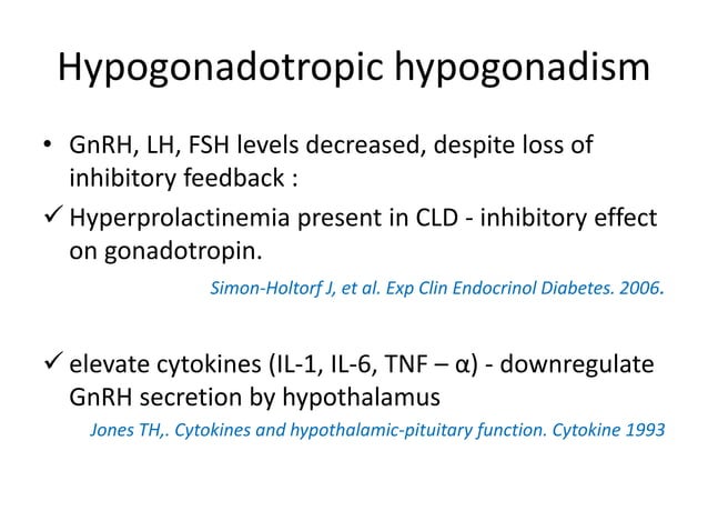 Endocrine dysfunction in cld | PPTX
