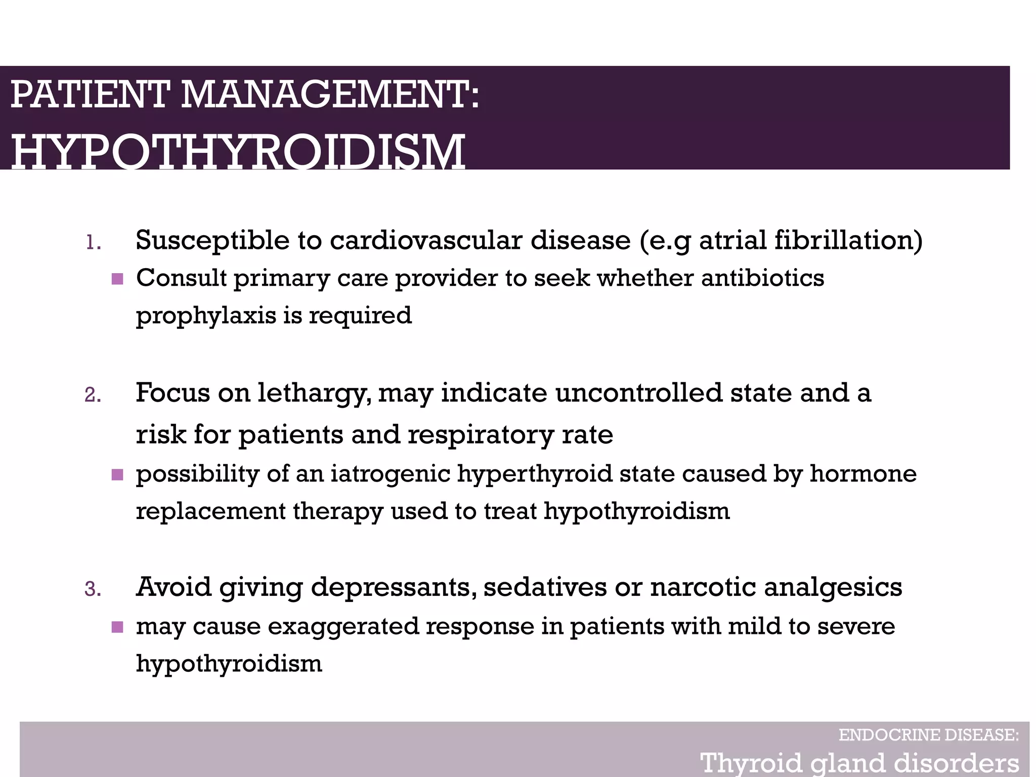Endocrine Diseases and its Dental Management | PDF