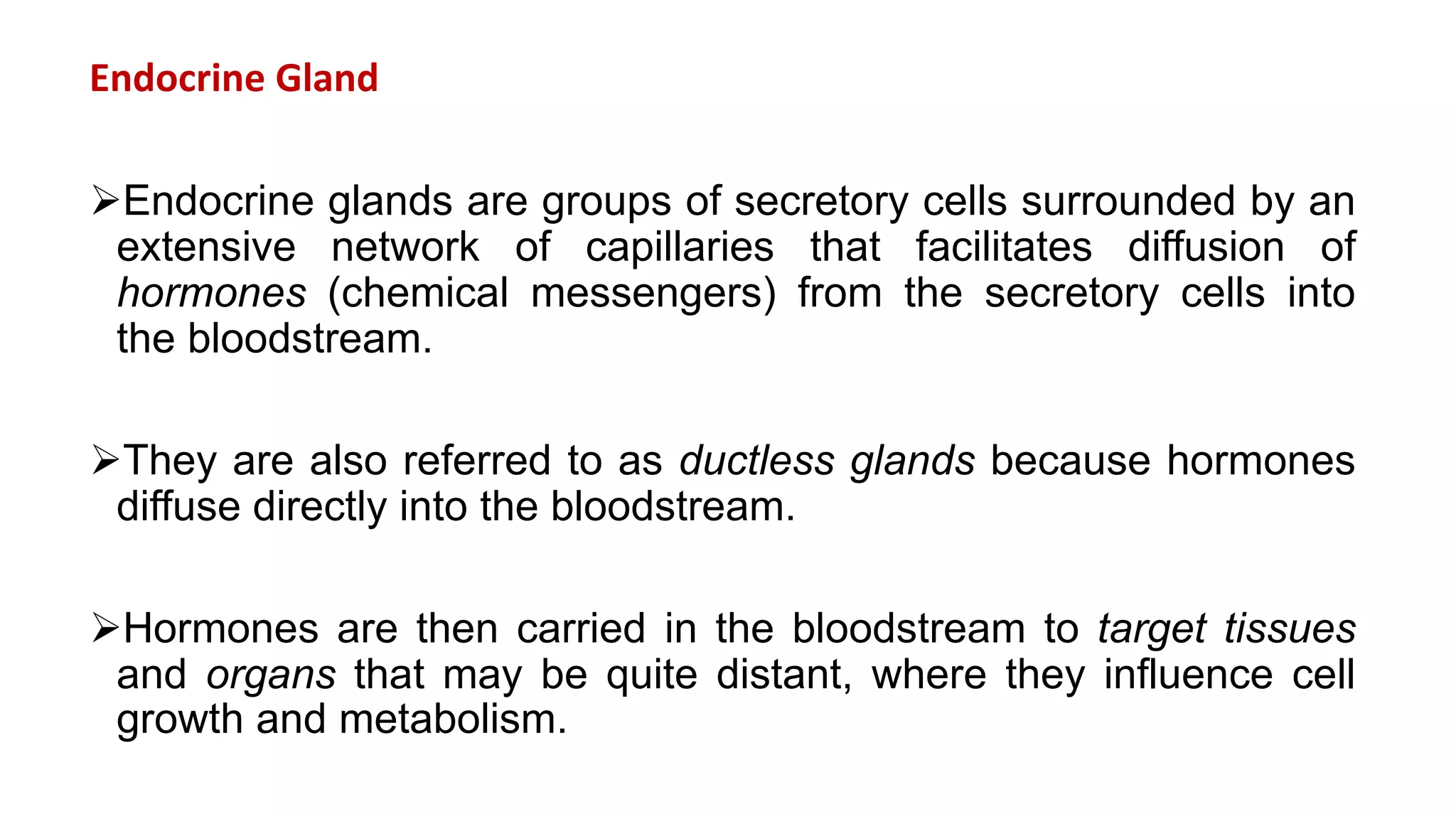 Endocrine gland | PPTX