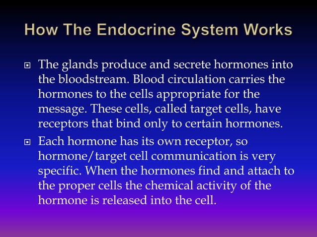 Endocrine glands and systems. | PPT