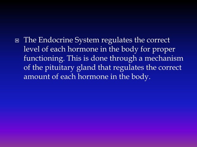 Endocrine glands and systems. | PPT