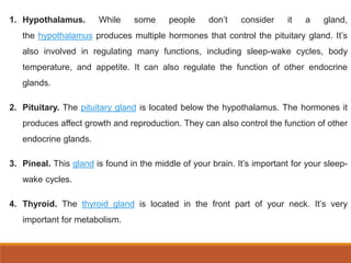 Endocrine glands | PPT