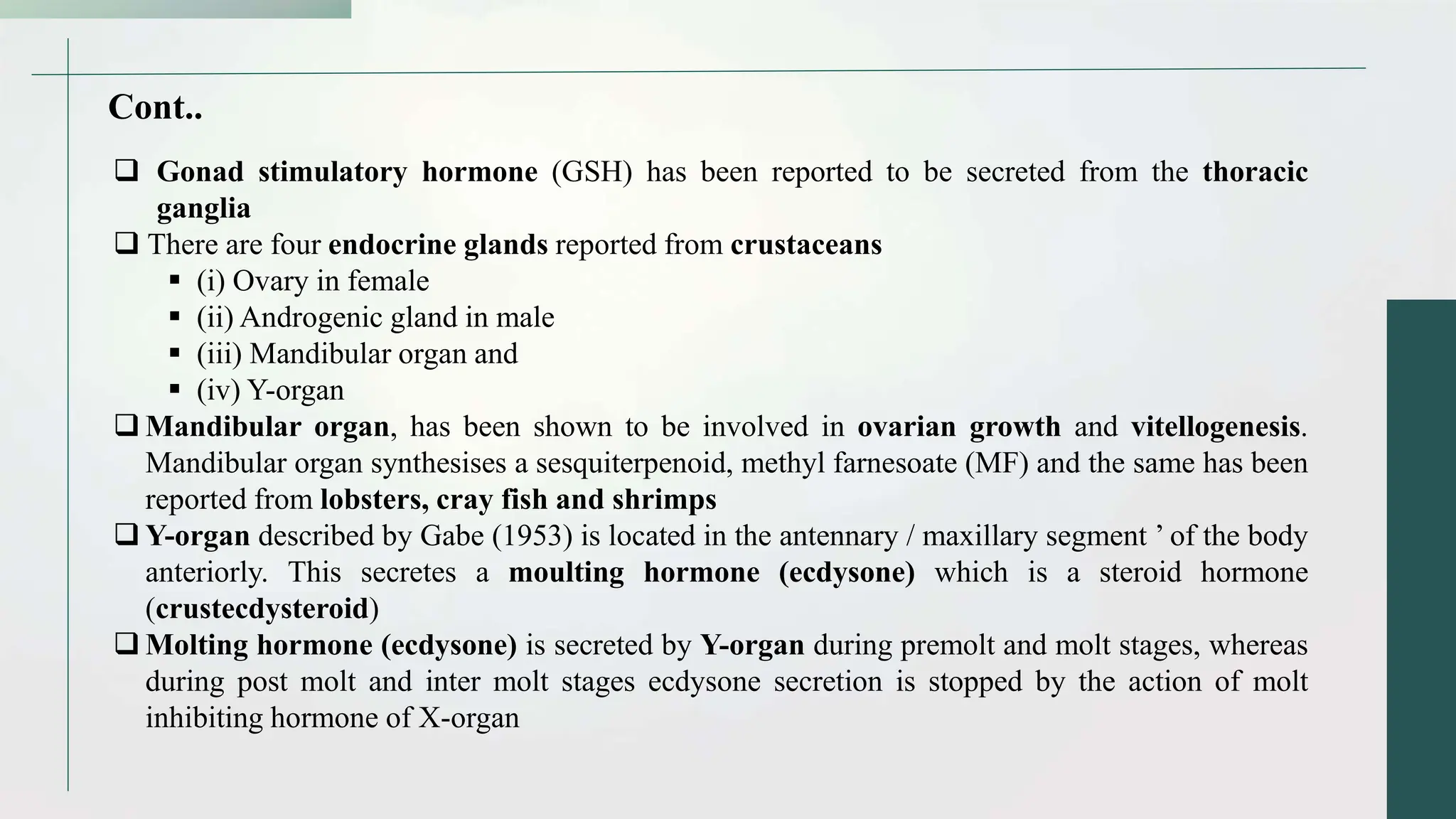 Endocrine glands in fish, hormones, structure and function of the neuro ...