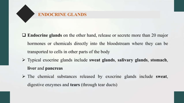 Endocrine glands in fish, hormones, structure and function of the neuro ...