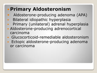 Endocrine hypertension | PPTX