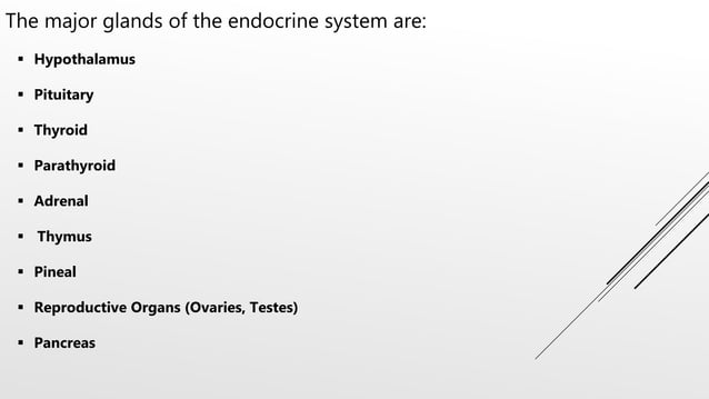 INTRODUCTION TO ENDOCRINE SYSTEM | PPTX | Thyroid Disorders | Endocrine ...