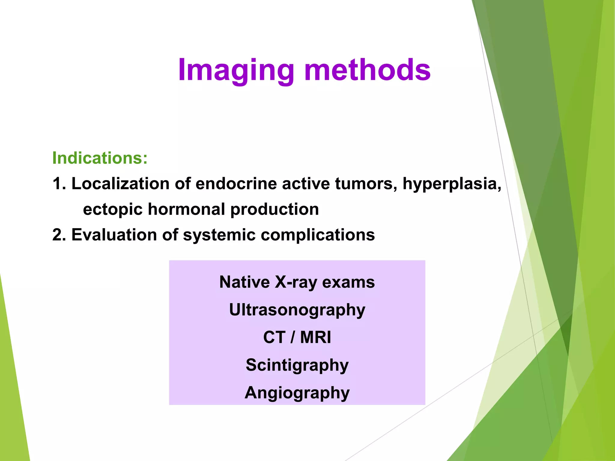 Investigation of endocrine glands | PPT