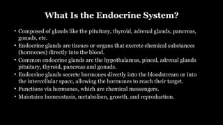 Introduction to endocrine pharmacology ppt | PPT