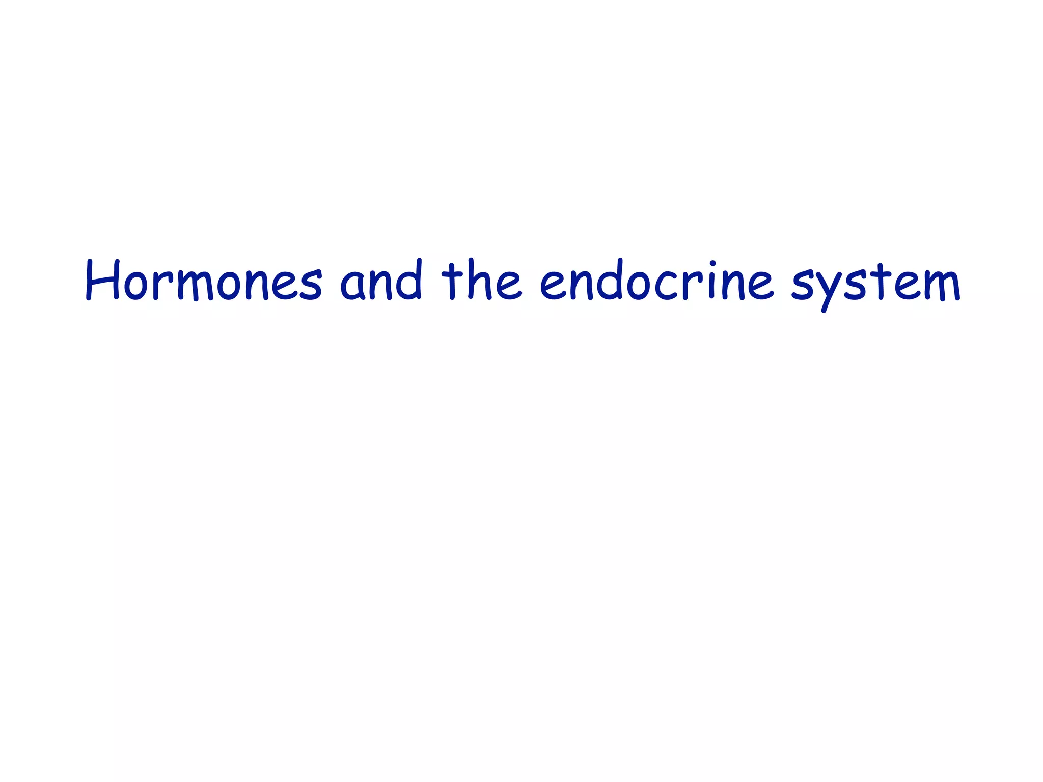 Endocrine Ppt Exam 3 | KEY