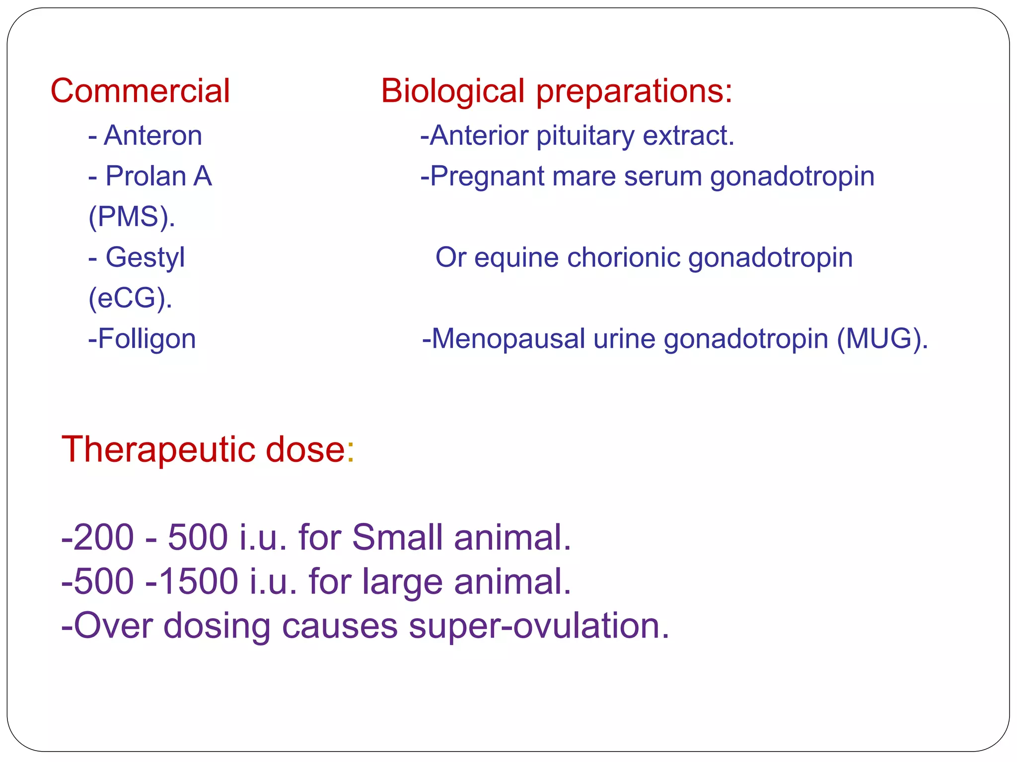 Endocrine regulation of reproduction | PPS
