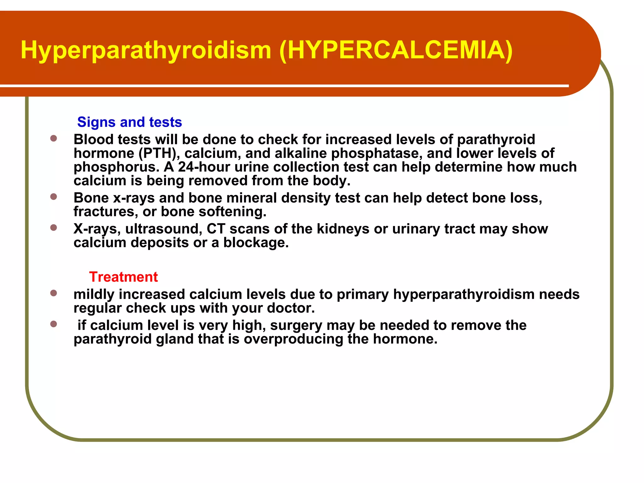 Endocrine Sys. (Hypercalcemia) | PPT