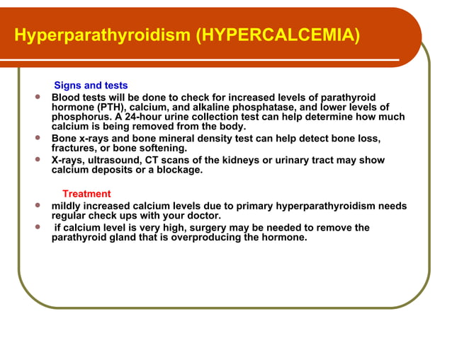 Endocrine Sys. (Hypercalcemia) | PPT