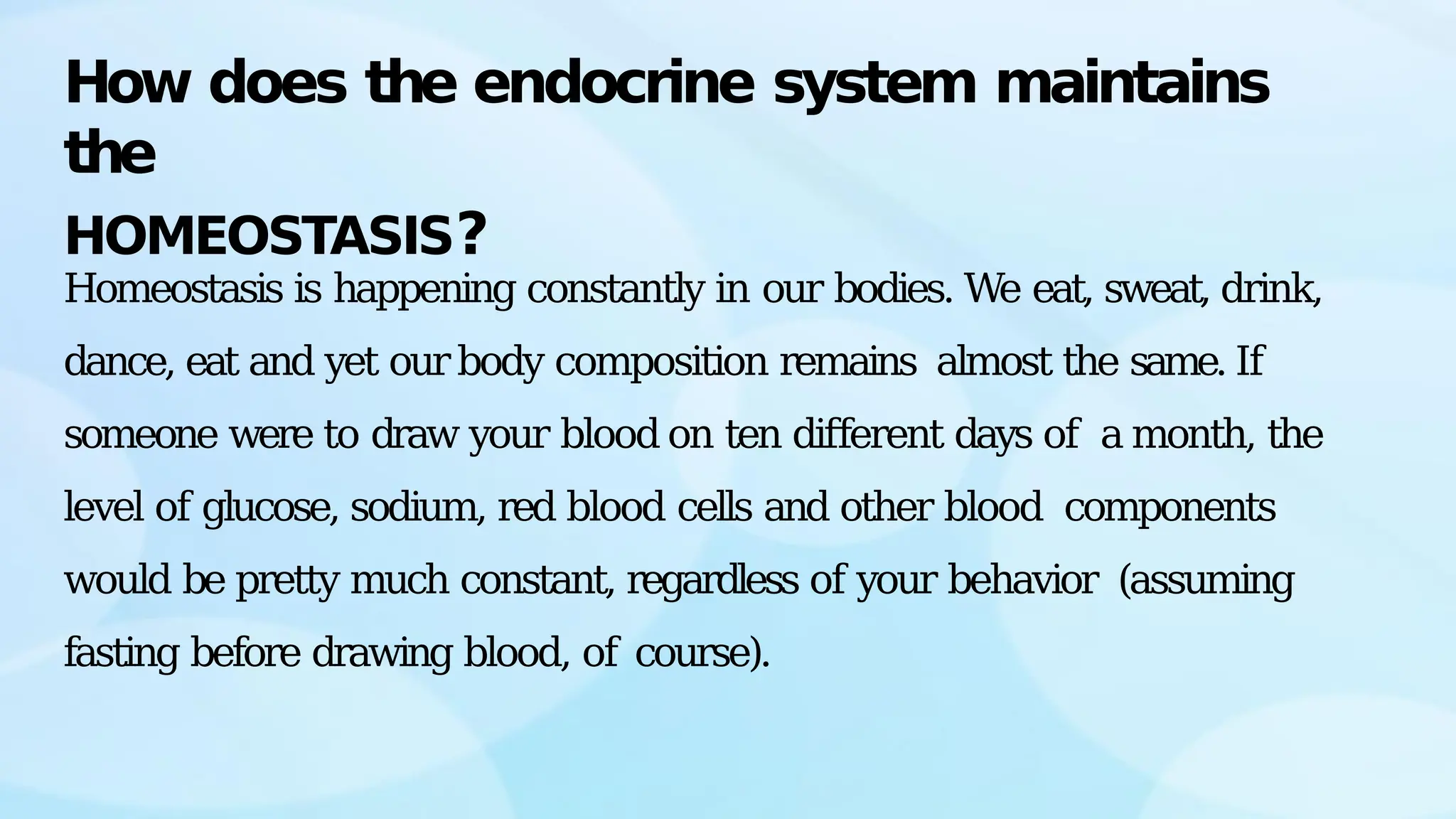 Endocrine System in the human body- presentation | PPTX