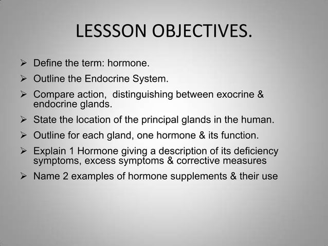 Endocrine system | PPT