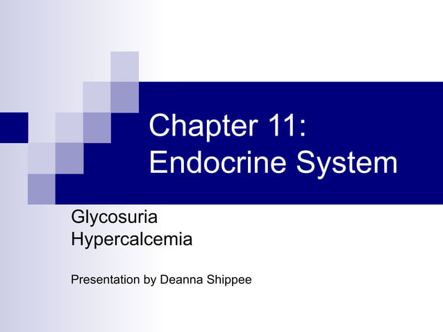 Endocrine system | PPT