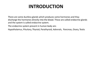 Endocrine system | PPTX