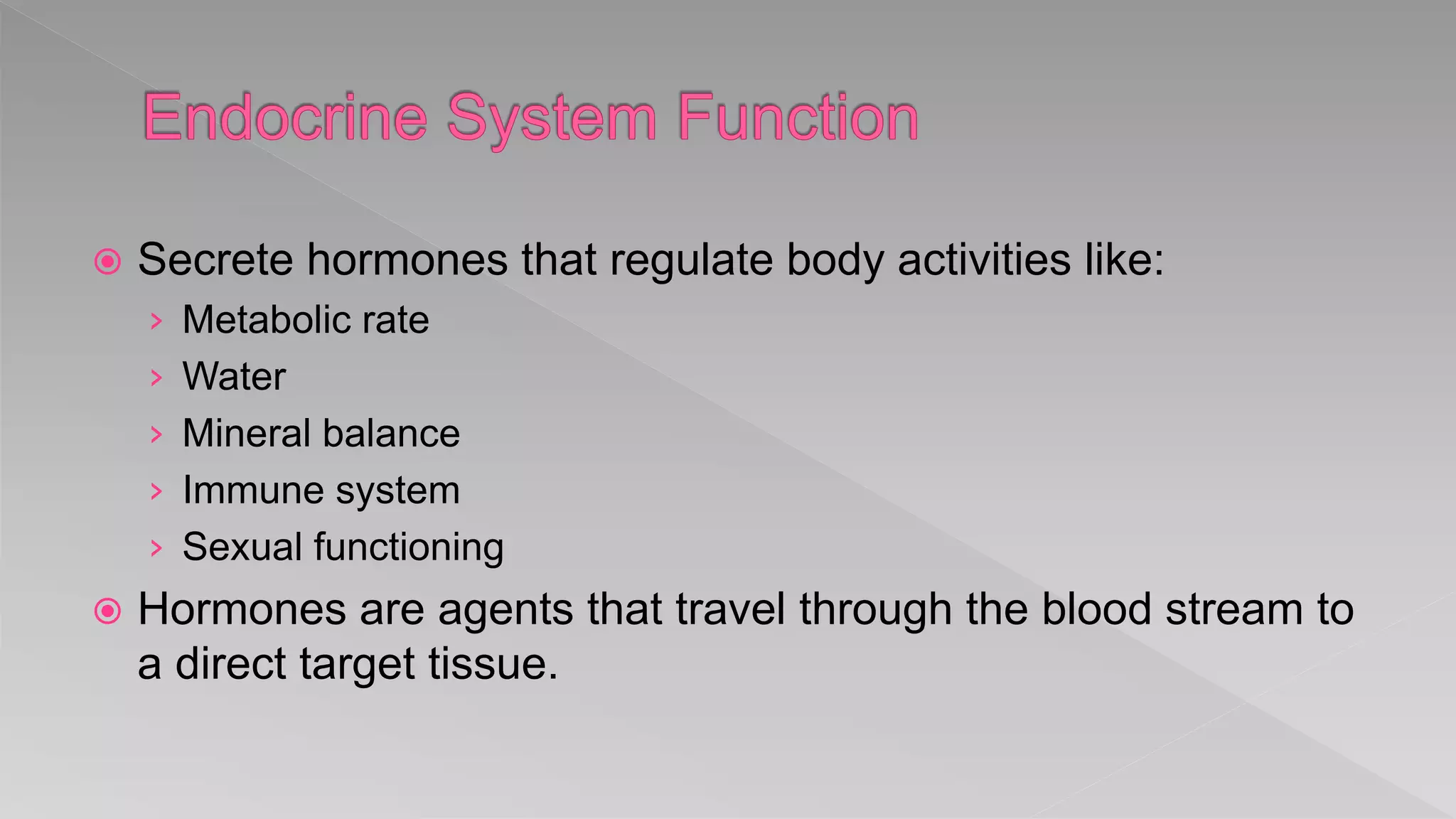 Endocrine system | PPT