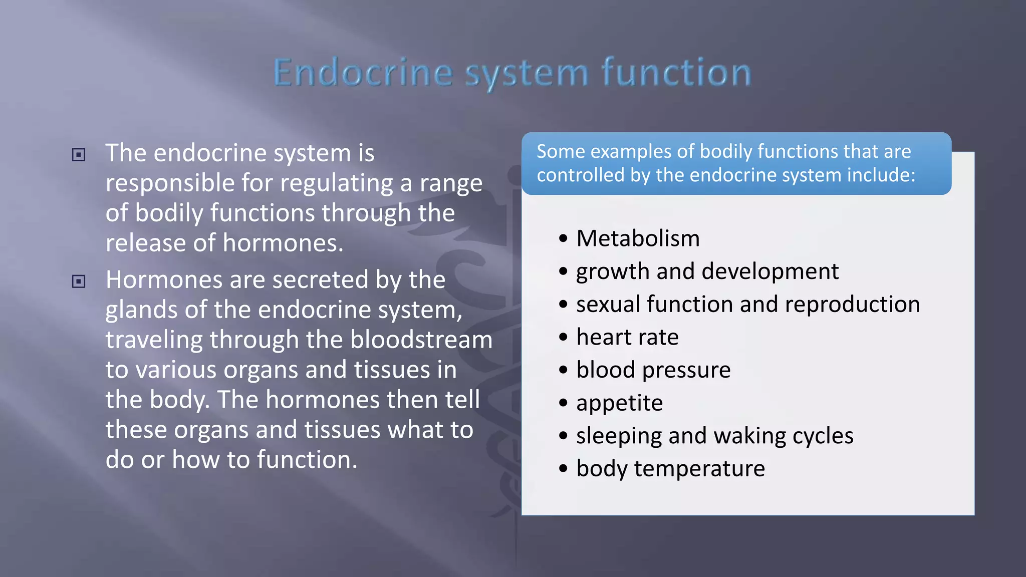 Endocrine system | PPT