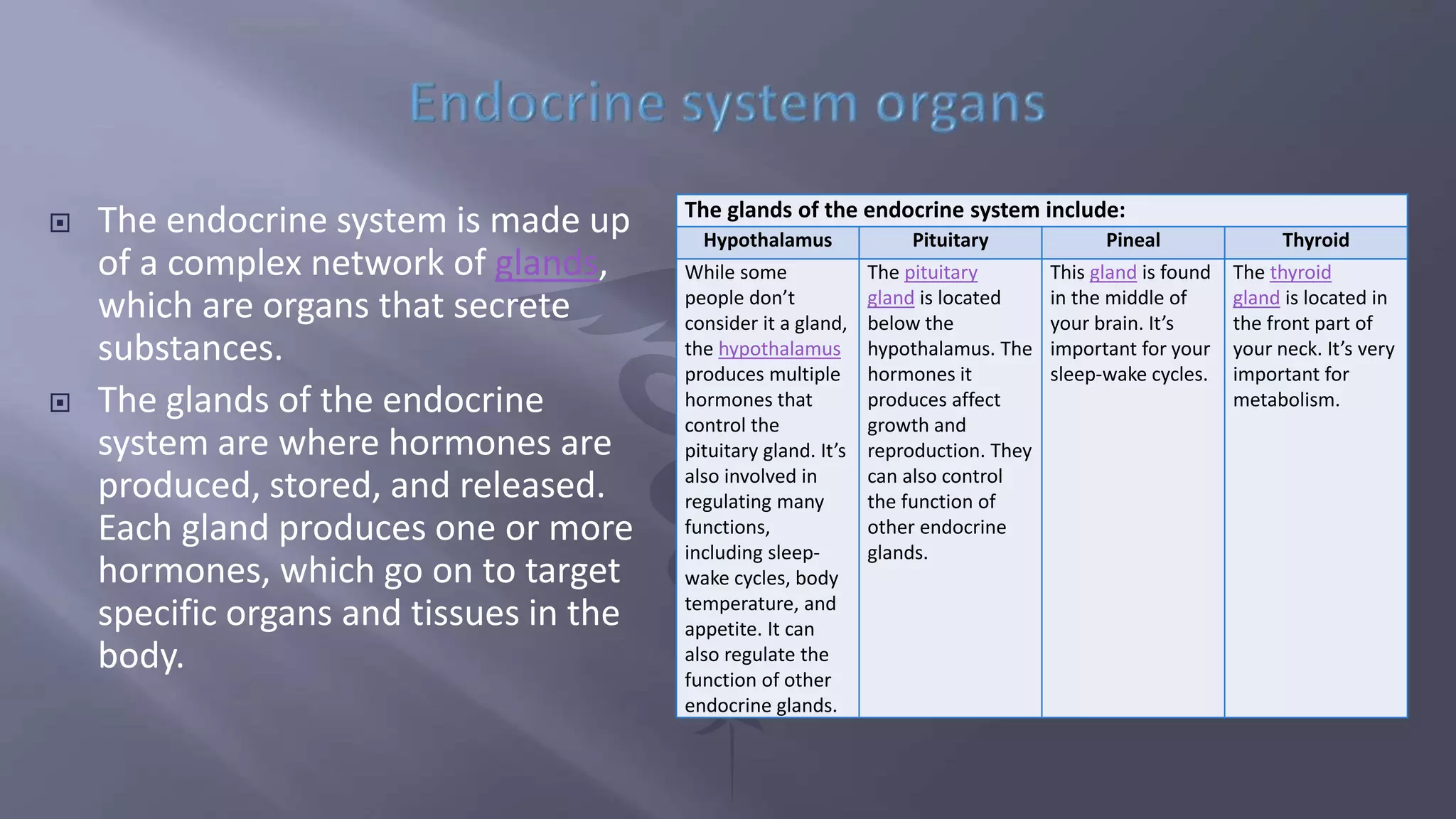 Endocrine system | PPT