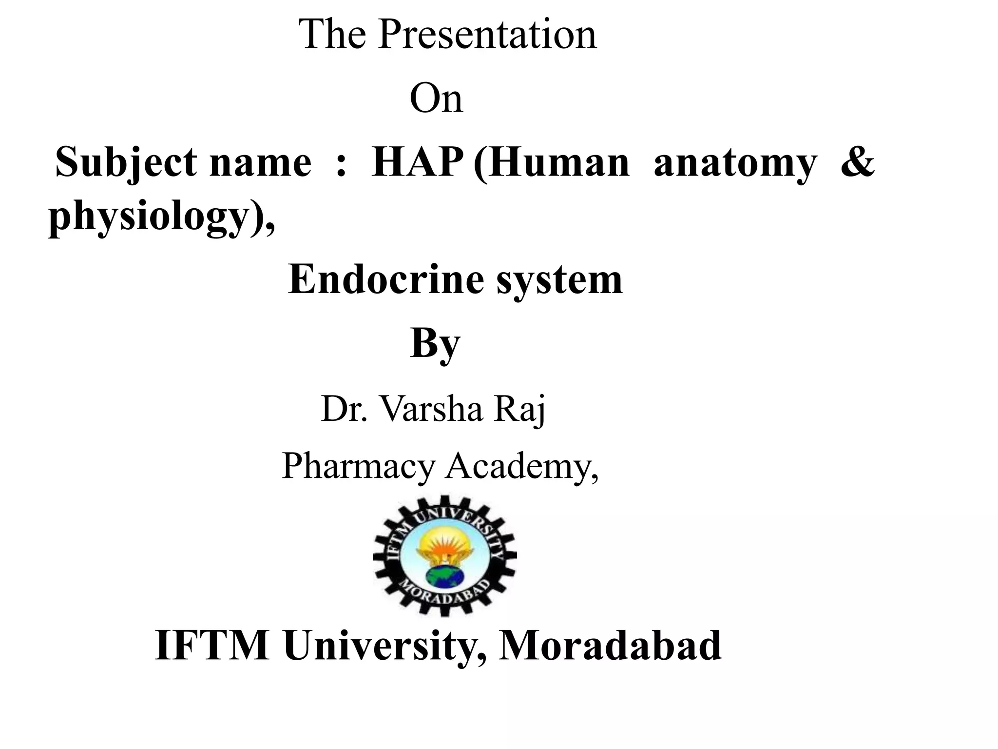 ENDOCRINE SYSTEM | PPT