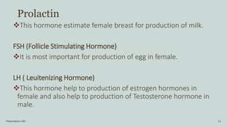 ENDOCRINE SYSTEM (Pituitary gland, Thyroid Gland).pptx