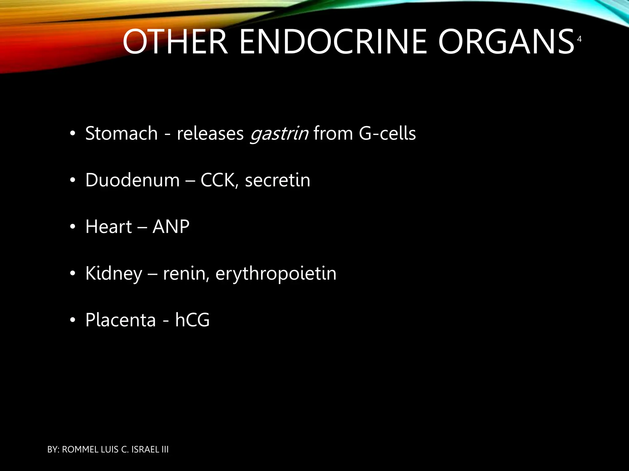ENDOCRINE SYSTEM - ANATOMY AND PHYSIOLOGY | PPT