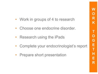 Endocrine system - endocrinologists | PPTX