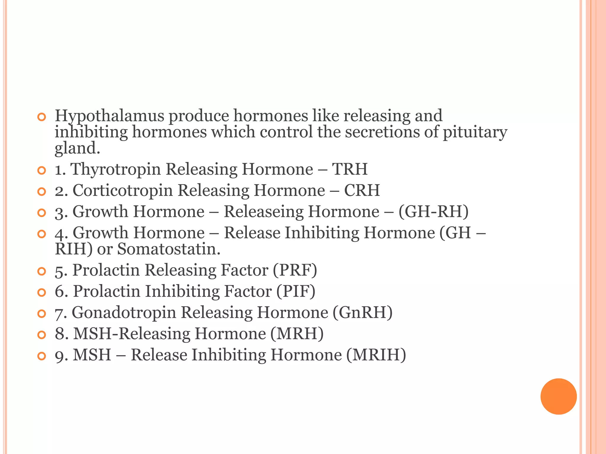 Endocrine system pituitary gland | PPTX