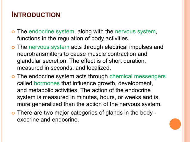 Endocrine system pituitary gland | PPTX | Thyroid Disorders | Endocrine and Metabolic Diseases