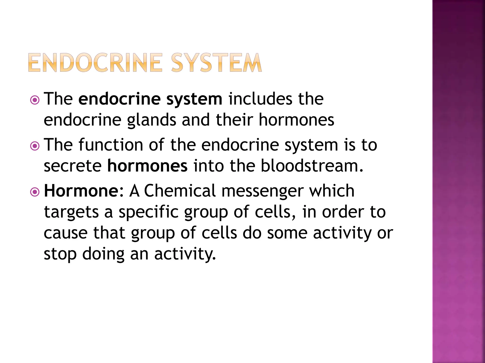 endocrine system anatomy.pptx for BSN Generic | PPTX