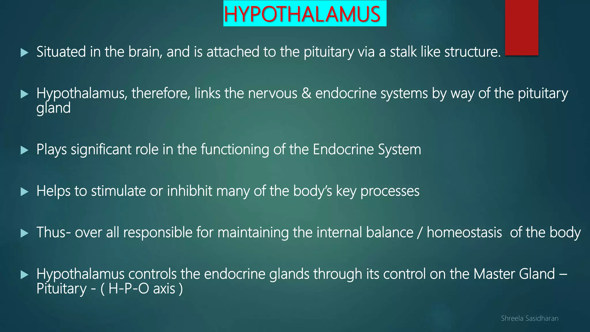Endocrine system anatomy and physiology yogic corelation | PPTX