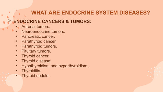 ENDOCRINE SYSTEM REPORT_TESDA CAREGIVING NCII | PPT