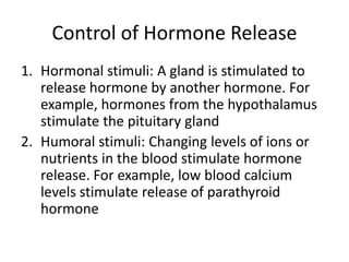 Endocrine system overview | PPT
