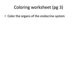 Endocrine system overview | PPT