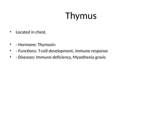 Basic information of Endocrine System_Presentation | PPTX