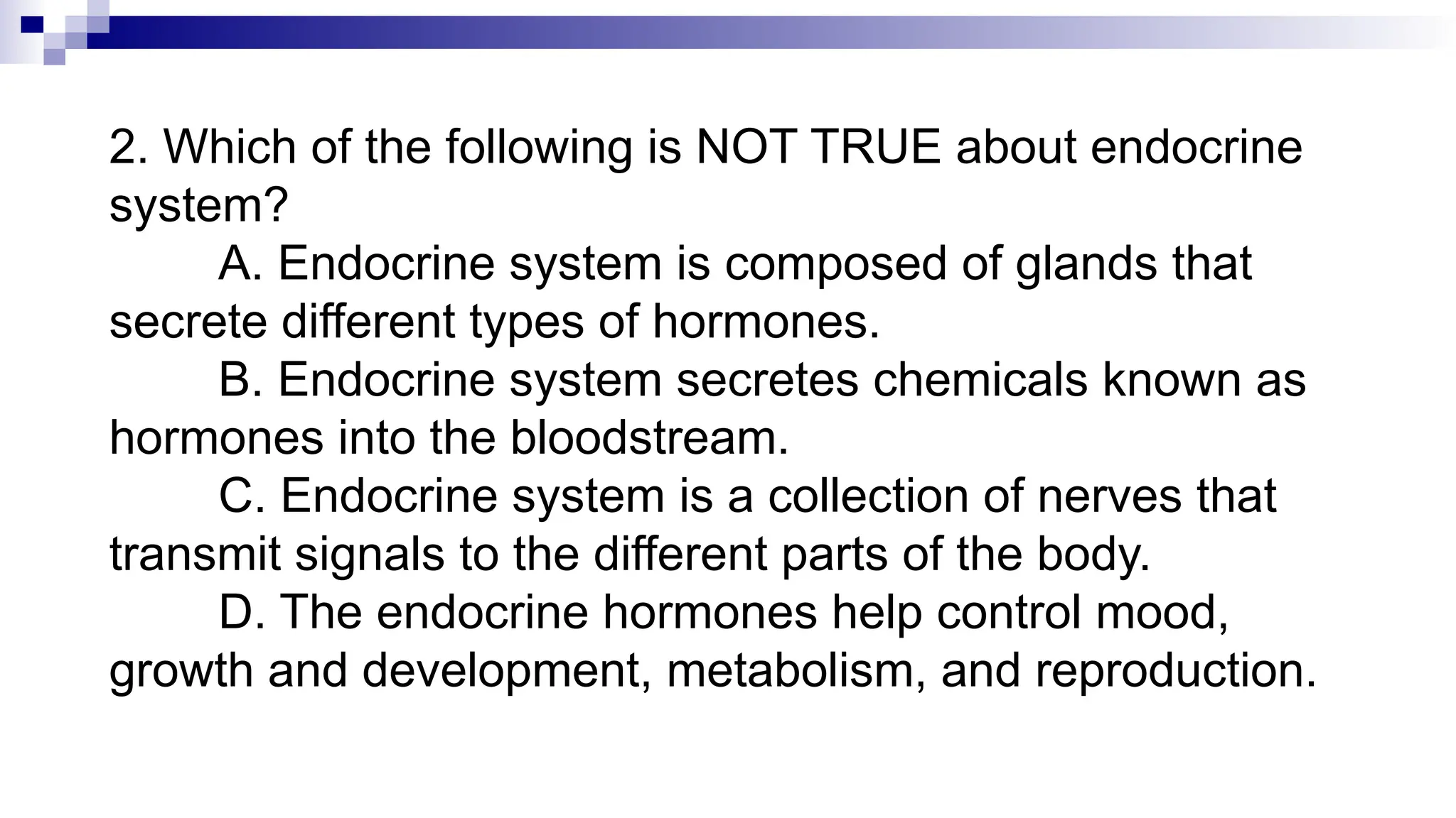 endocrine system quarter 3 Module 1 lesson | PPTX
