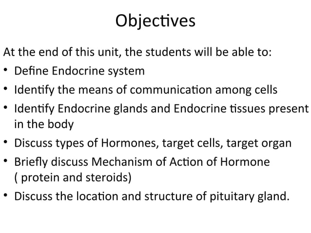 Endocrine System Unit V - Stds - Copy.ppt