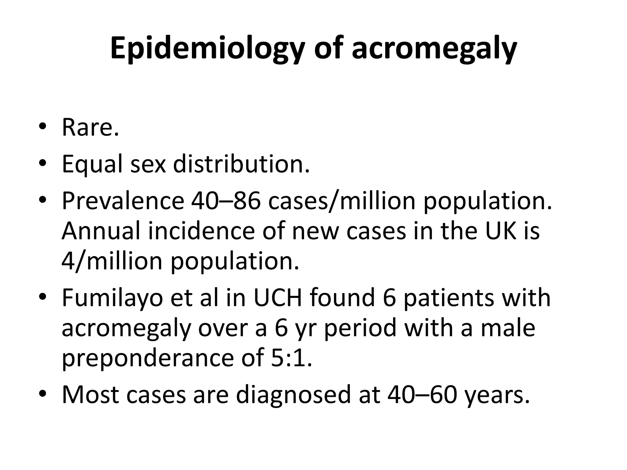 Acromegaly | PPTX | Endocrine and Metabolic Diseases | Diseases and ...