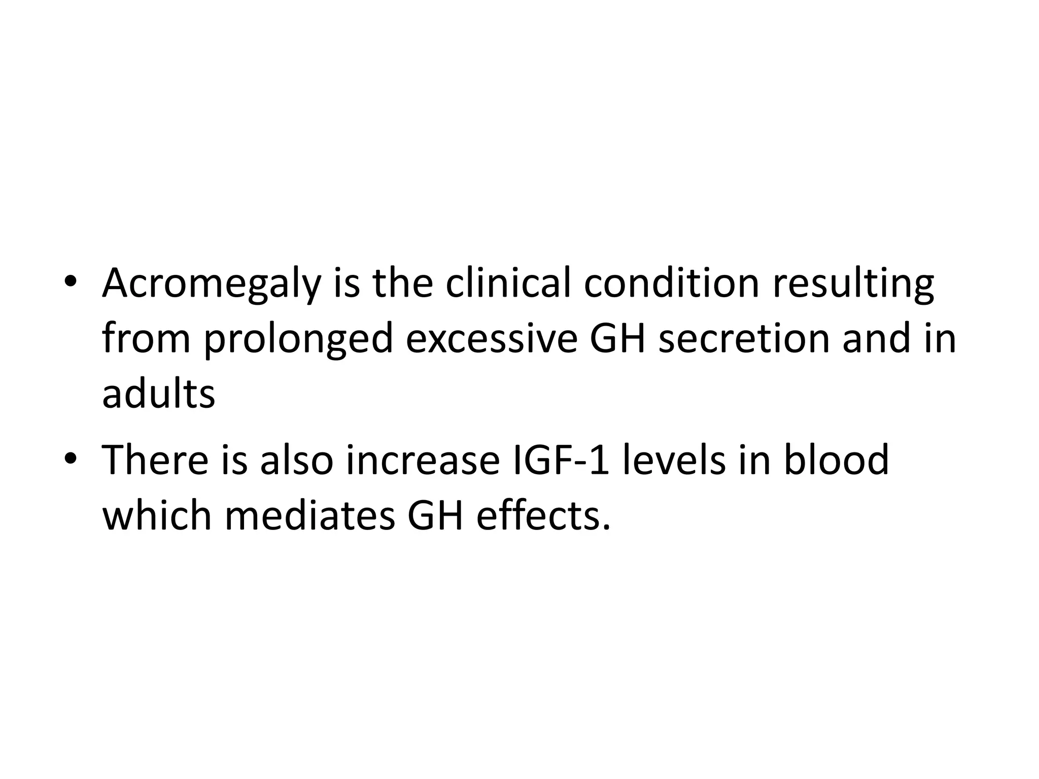 Acromegaly | PPTX | Endocrine and Metabolic Diseases | Diseases and Conditions